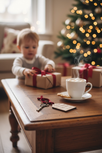 Santa’s / Father Christmas' Magic Key – Personalised Wooden Tag with M ...