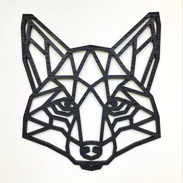 Geometric Fox Head Exclusive Logo 835070, Geometric Fox Logo