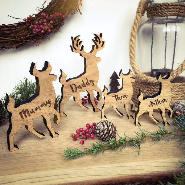 Christmas Reindeer Full Size Personalized Reindeer Christmas Name ...